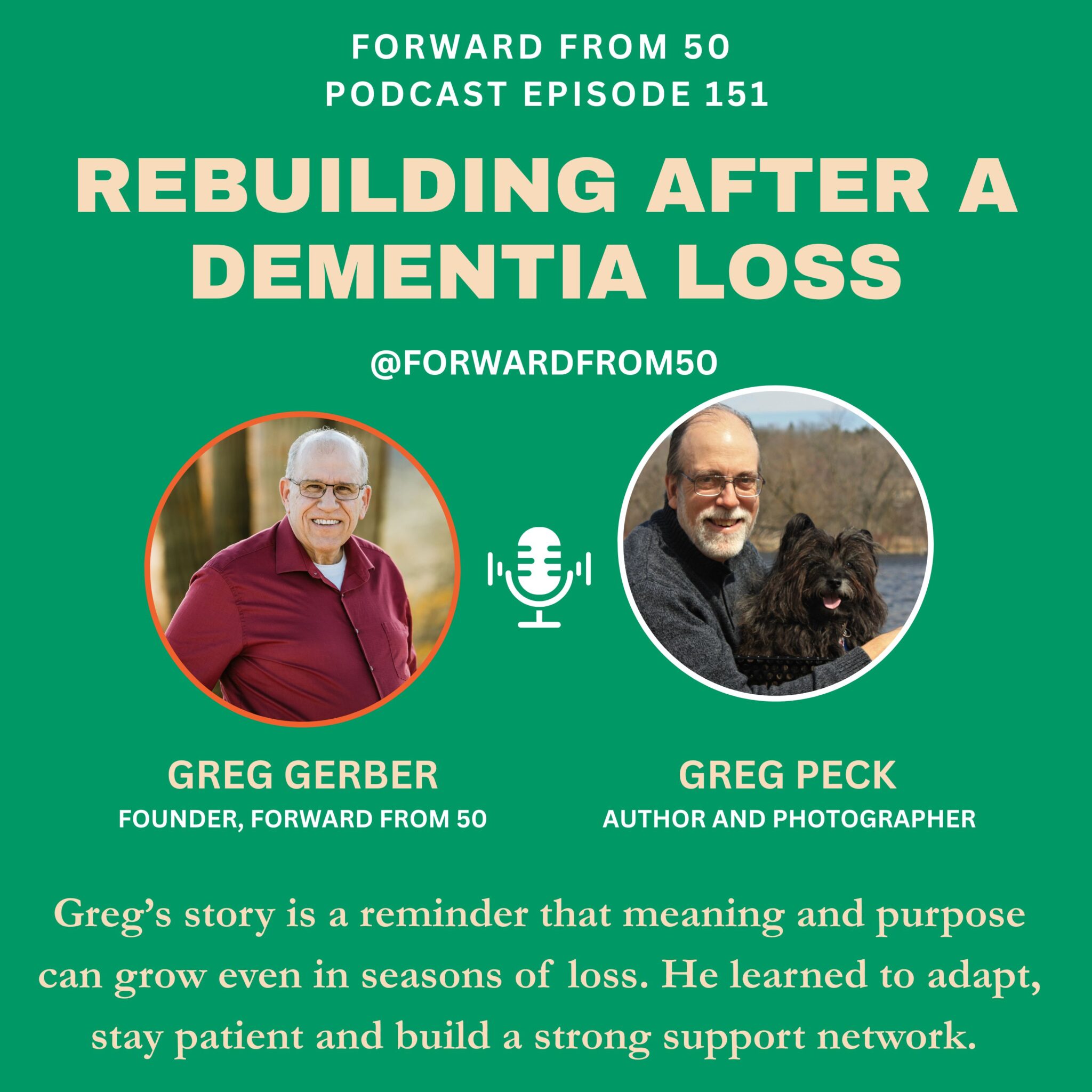 Greg Peck describes rebuilding his life following his wife’s dementia ...